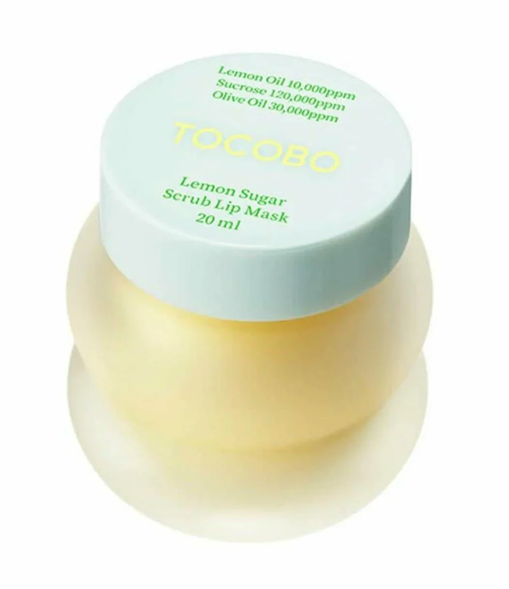 Lemon Sugar Scrub Lip Mask – Exfoliating & Hydrating Care
